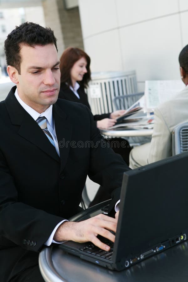 Business Man stock photo. Image of keyboard, computer - 4110450