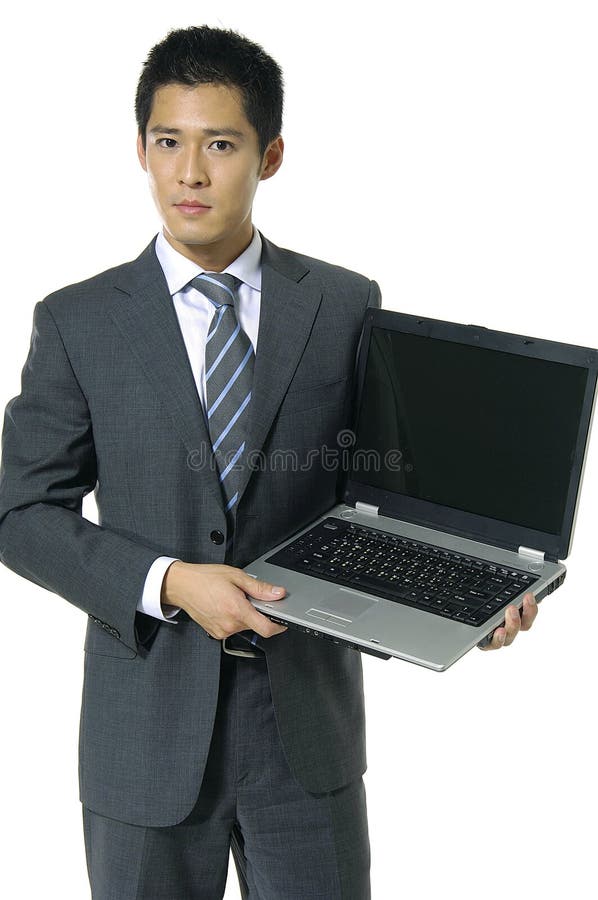 Business man stock photo. Image of isolated, asian, coat - 6015832