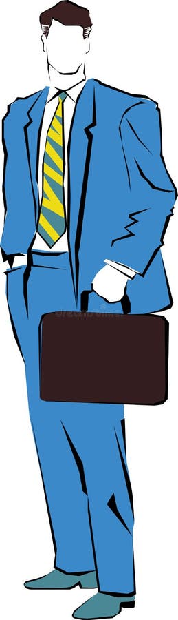 Tacky Salesman stock illustration. Illustration of talk - 127863