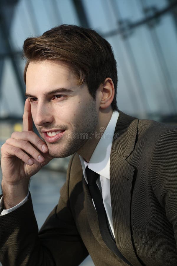 Business Man stock image. Image of waiting, looking, seriously - 9070367