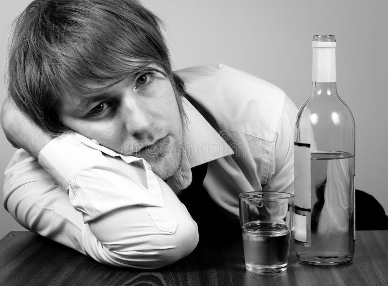 Business man with alcohol stock image. Image of background - 23621795