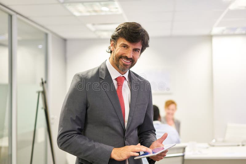 Business Man As a Manager with Competence and Experience Stock Image ...