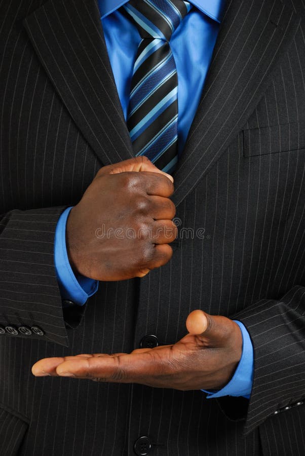 Business Man Assertive Gesture Stock Photo - Image of determine ...