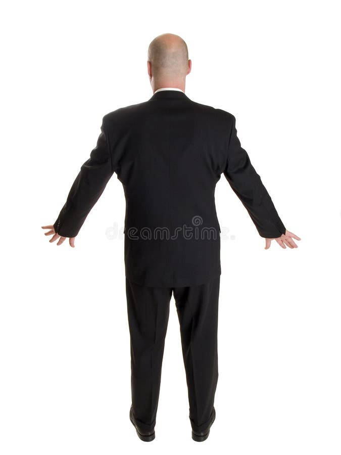 Business man back stock photo. Image of tall, male, rear - 1232968