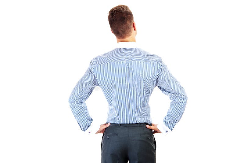 Business man from the back stock image. Image of executive - 33721953