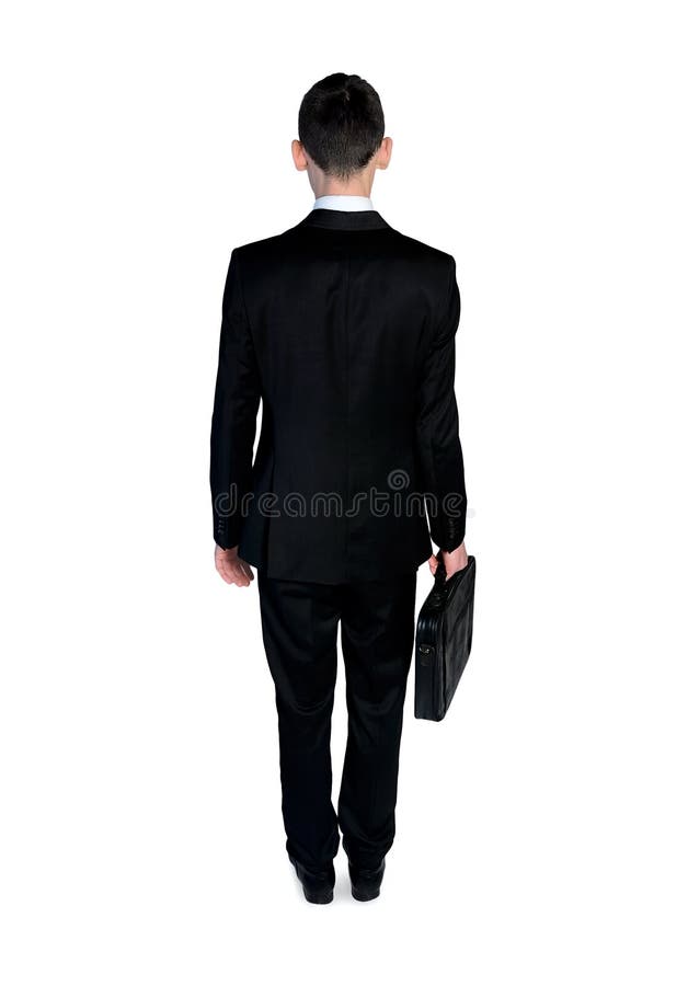 Business man back view stock image. Image of crossed - 49427289