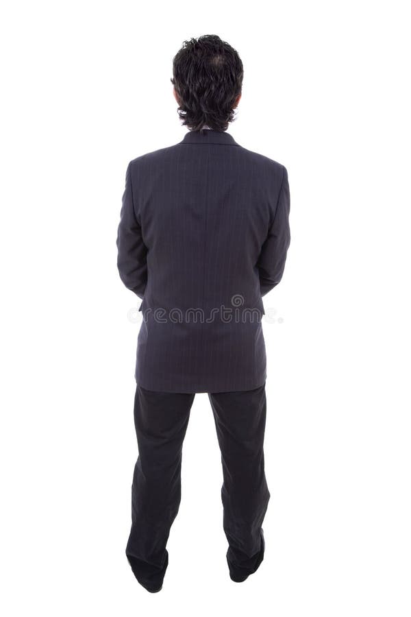 Business man back view stock photo. Image of employee - 172224884