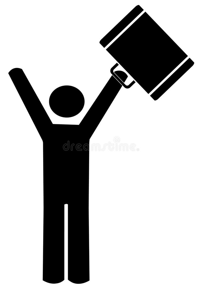 Stick Figure Man Briefcase Stock Illustrations – 247 Stick Figure Man ...