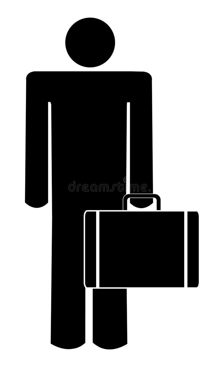 Stick Figure Man Briefcase Stock Illustrations – 247 Stick Figure Man ...
