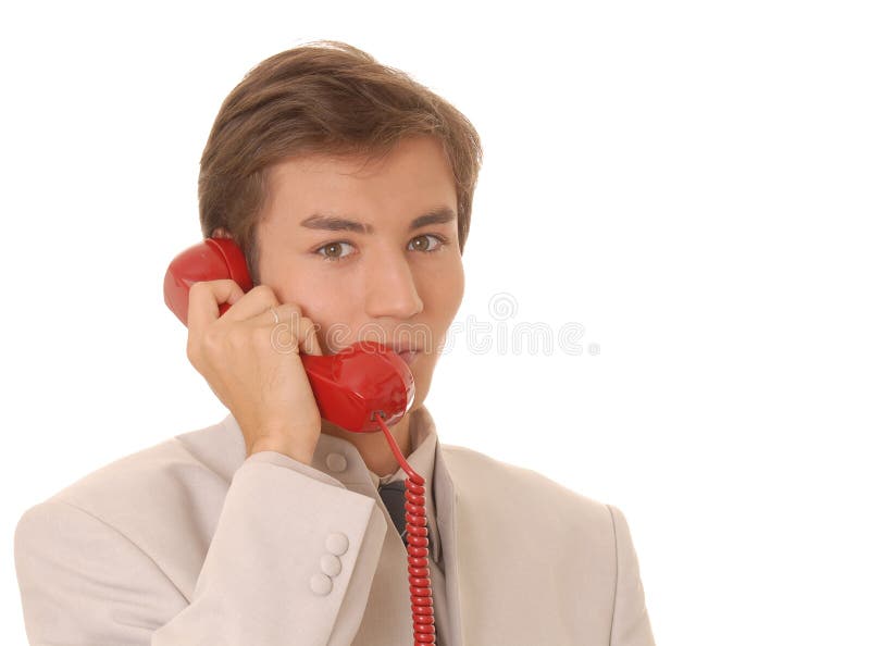 Business Man on Call 2 stock image. Image of phonecall - 1451517