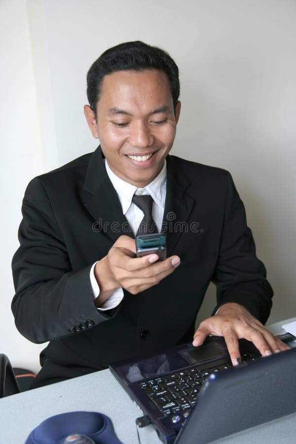 Business man calling stock photo. Image of executive, male - 5347822