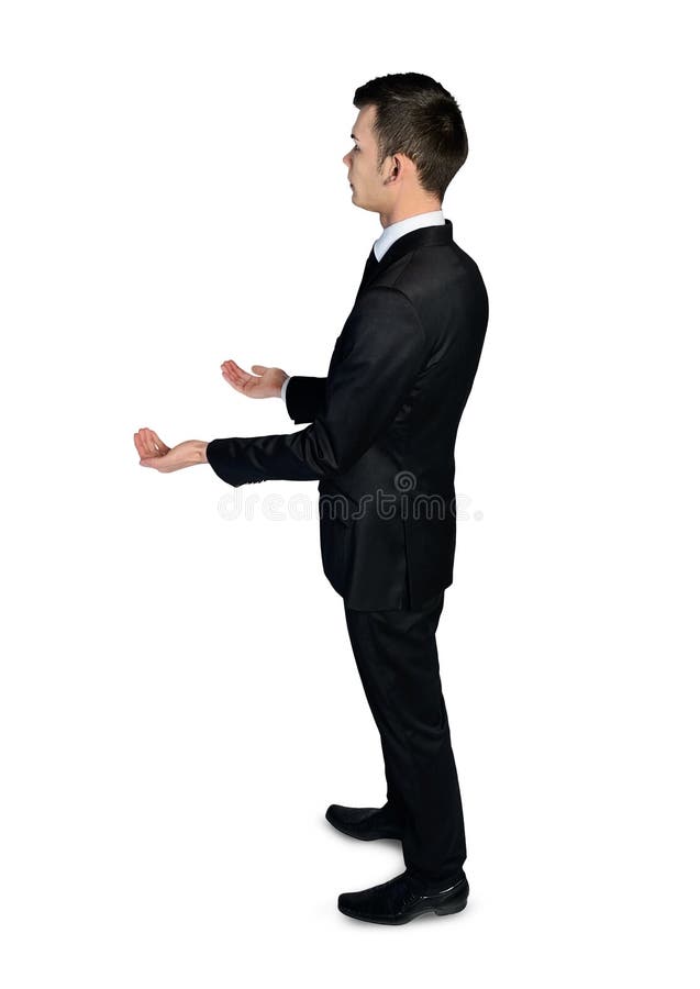Business Man Carry Something Stock Image - Image of effort, package ...
