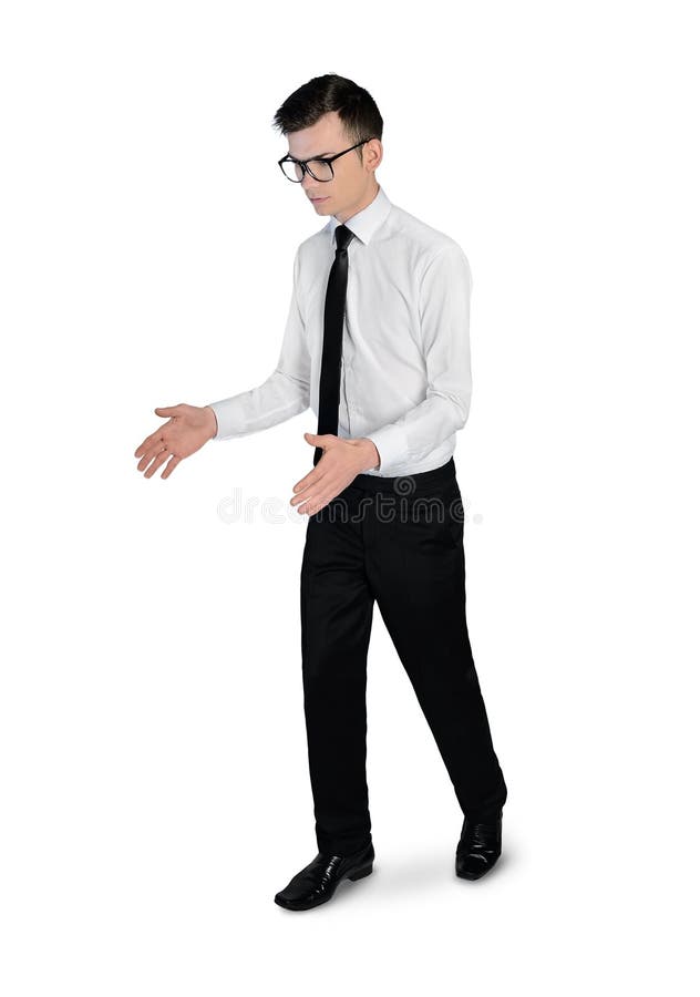 Business Man Carry Something Stock Photo - Image of delivering, packing ...