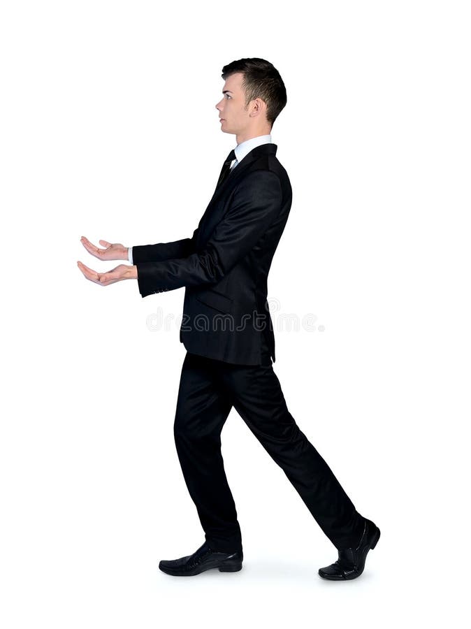 Business Man Carry Something Stock Image - Image of delivery, deliver ...
