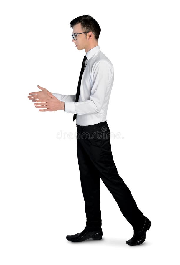 Business Man Carry Something Stock Image - Image of courier, delivery ...