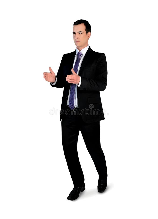 Business Man Carry Something Stock Image - Image of empty, hold: 55935381