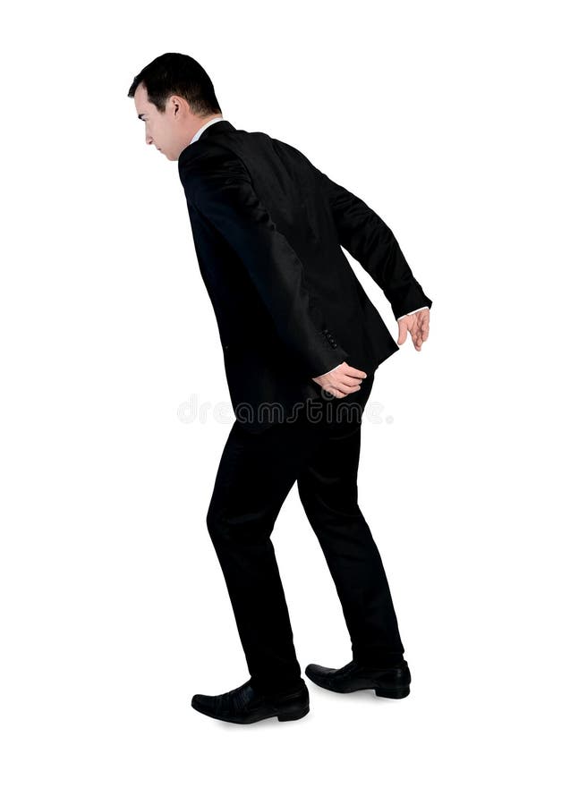 Business Man Carry Something Stock Photo - Image of holding, career ...