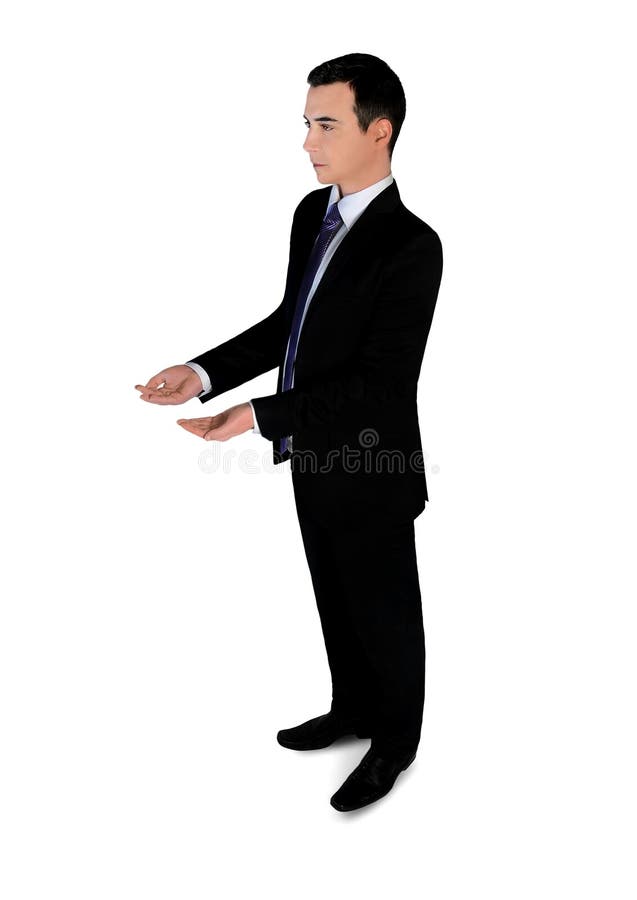 Business Man Carry Something Stock Image - Image of courier, packing ...