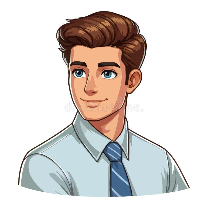 Business Man Cartoon Character Vector Illustration Stock Vector