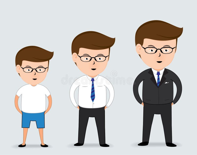 Business man cartoon stock vector. Illustration of salesman - 93042041