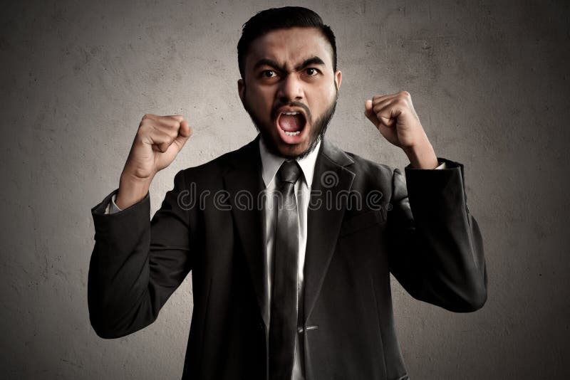 Business Man Celebrating His Successful Stock Photo - Image of joyful ...