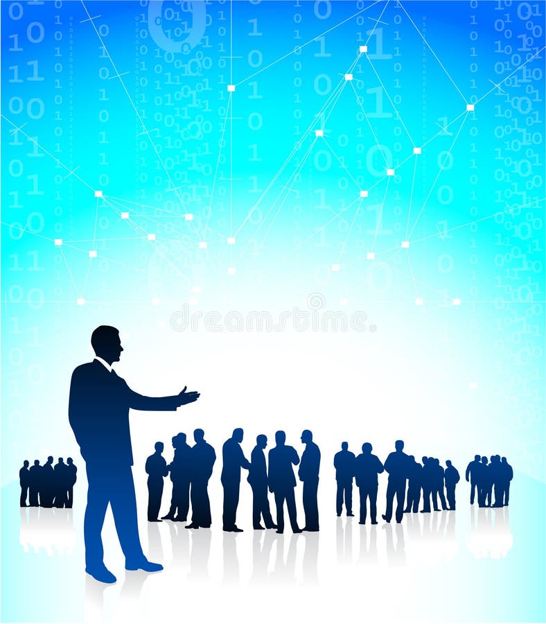 Business presentation stock vector. Illustration of manager - 27946320