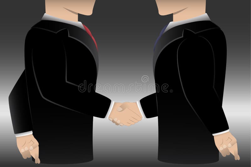 Business man cheating stock vector. Illustration of crossing - 50127777