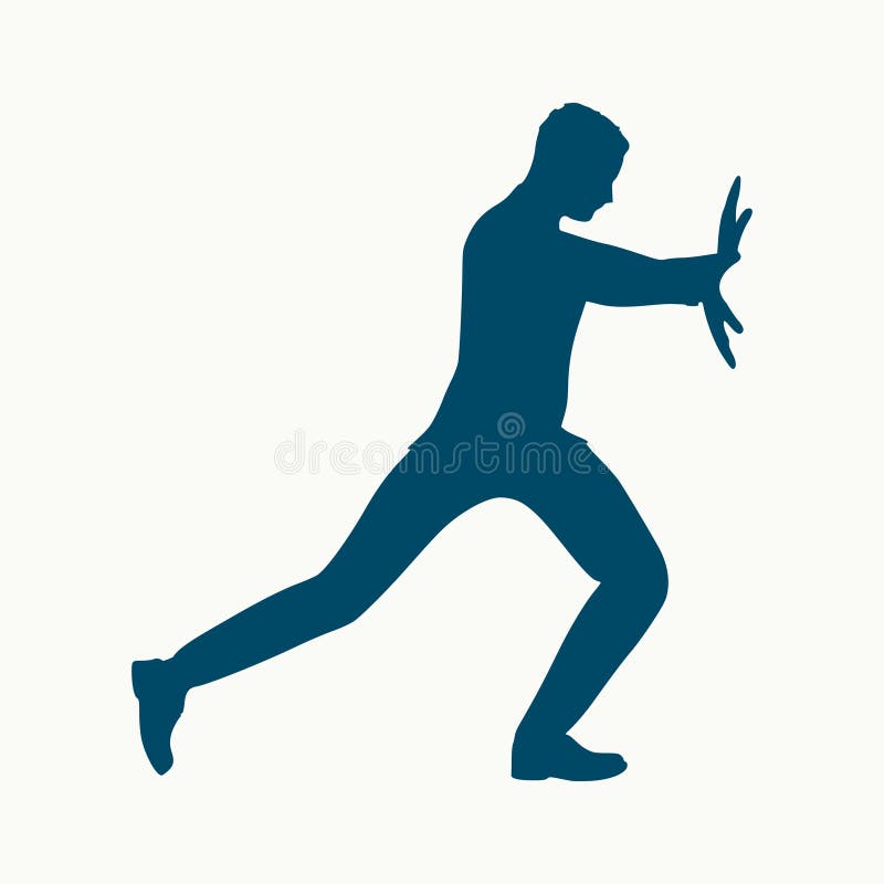Man Pushing Silhouette Stock Illustrations – 486 Man Pushing Silhouette ...
