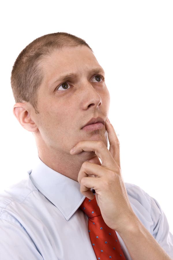 Indian Business Man Thinking1 Stock Image - Image of male, model: 2020507