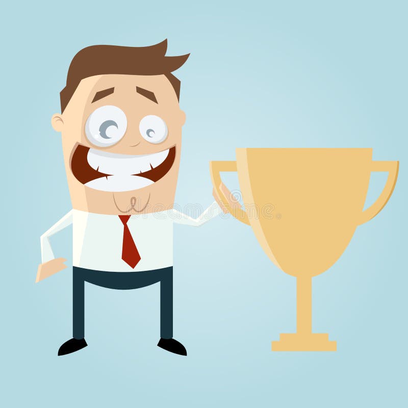 Business man with cup stock vector. Illustration of smiling - 32880777