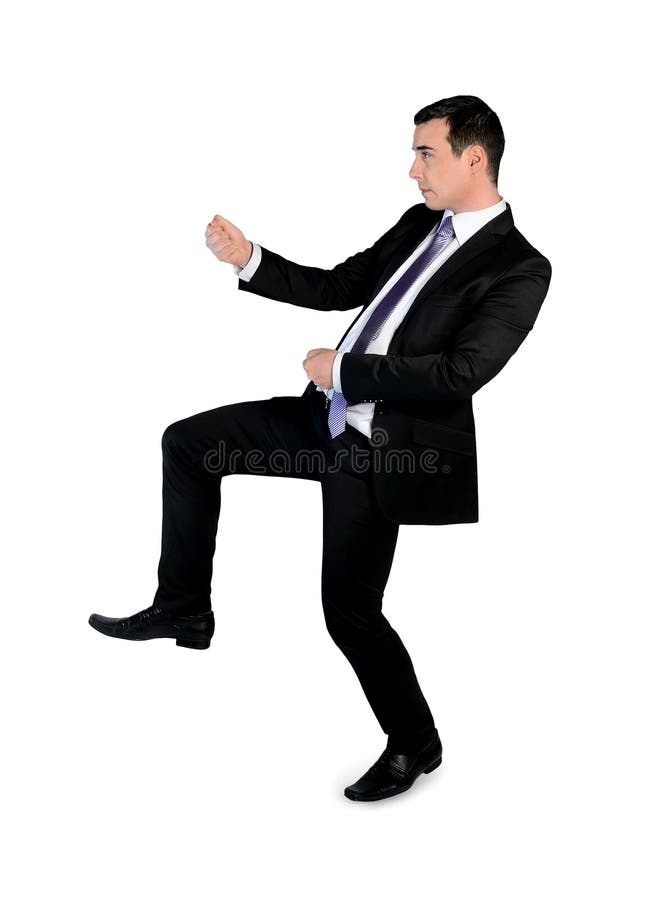 Business Man Drag Something Stock Photo - Image of entrepreneur, grab ...