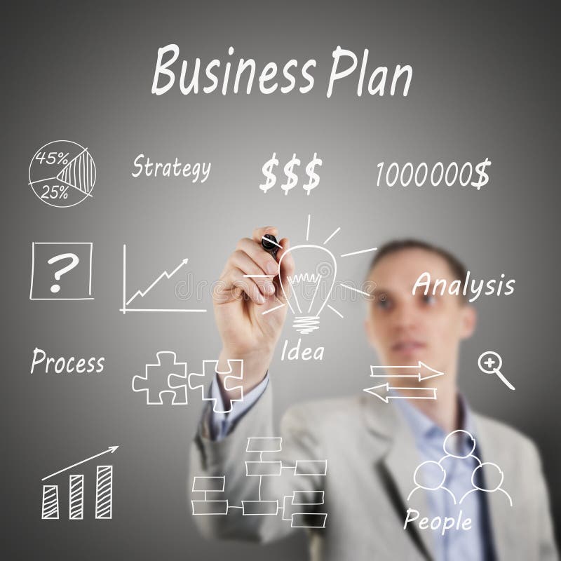 Man Drawing on a World Map on a Glass Wall Stock Photo - Image of ...