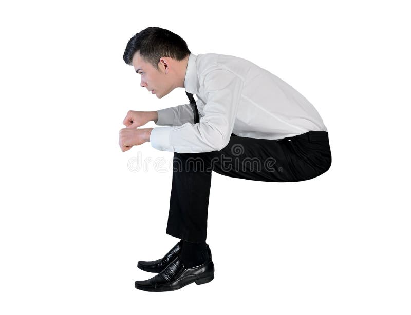 Man Steering Wheel Side View Isolated White Background Stock Photos ...