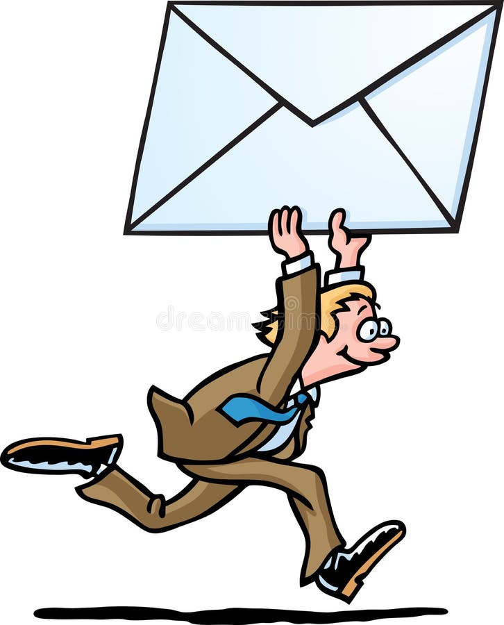 Business Man Email stock vector. Illustration of suit - 19318703