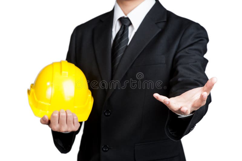 Business Man Good Hand Sucess Visit Isolated Stock Image - Image of ...