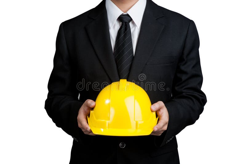 Business Man Engineer Good Hand Isolated Stock Photo - Image of office ...