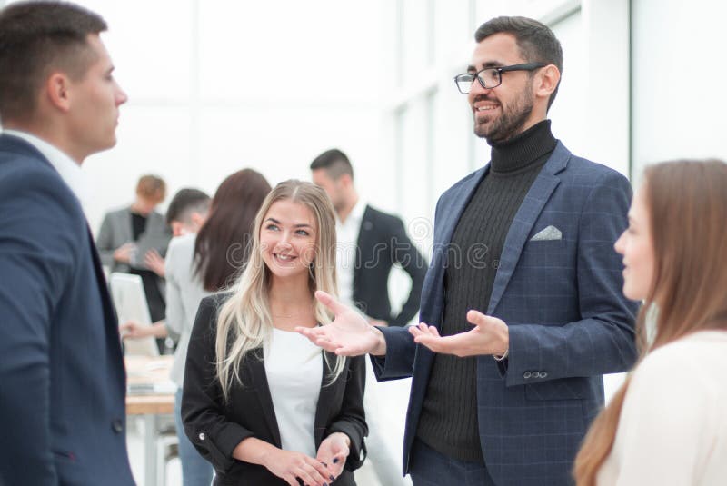 Business Man Explaining Something To His Colleague. Stock Image - Image ...
