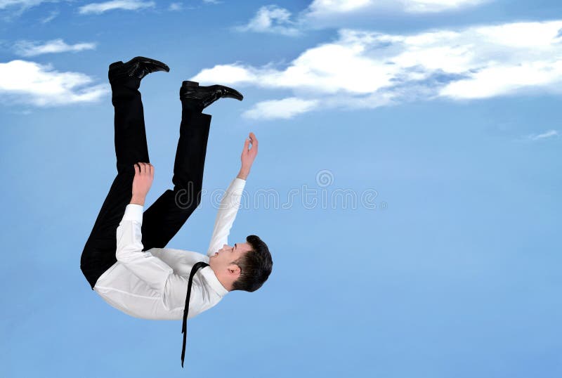 Business man fall stock image. Image of risky, frightened - 56303413