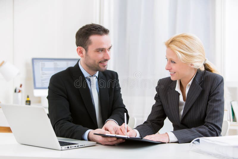 Business Man Finalising Agreement Office Stock Photos - Free & Royalty ...