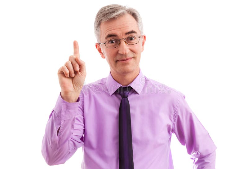 Business man finger up stock photo. Image of marketing - 38232022