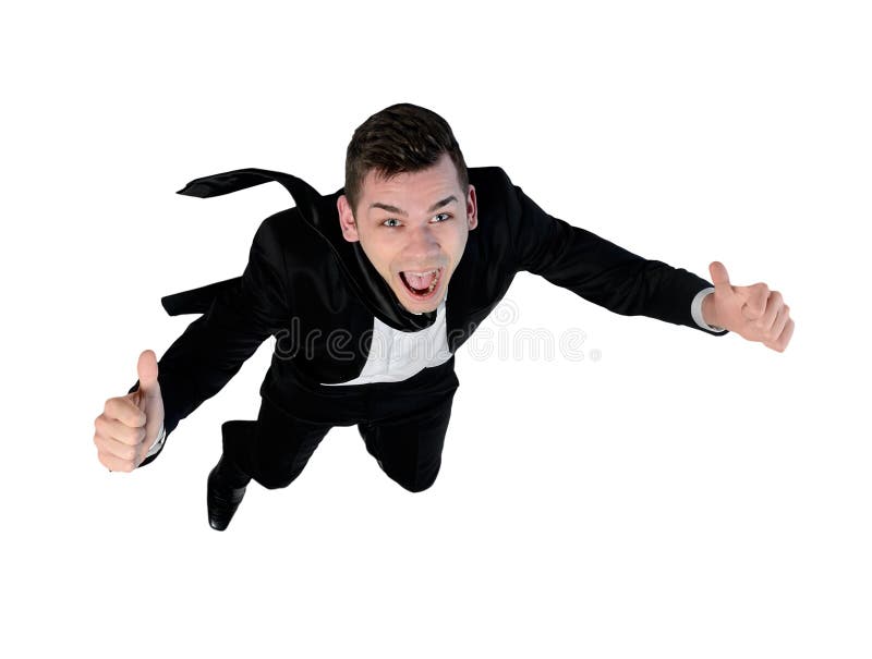 Business man fly concept stock photo. Image of freedom - 55936508
