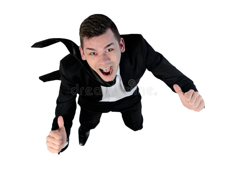 Business man fly concept stock photo. Image of isolated - 55937146