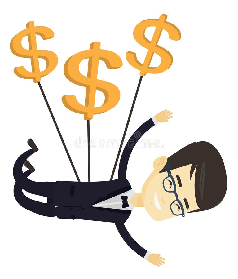 Cartoon Man Dollar Signs Stock Illustrations – 206 Cartoon Man Dollar ...