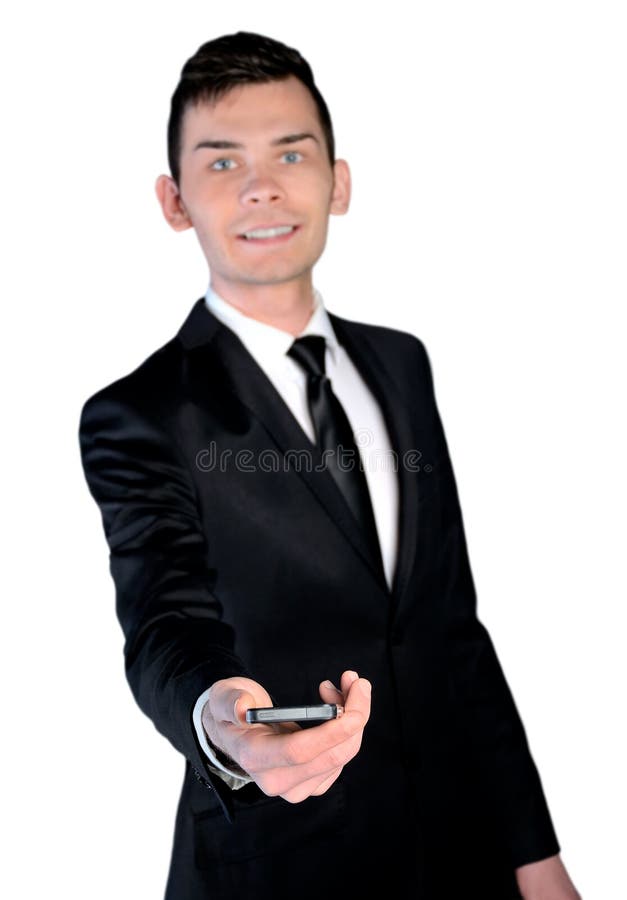 Give Me the Phone. Team of Young Business People Works on Their Project ...