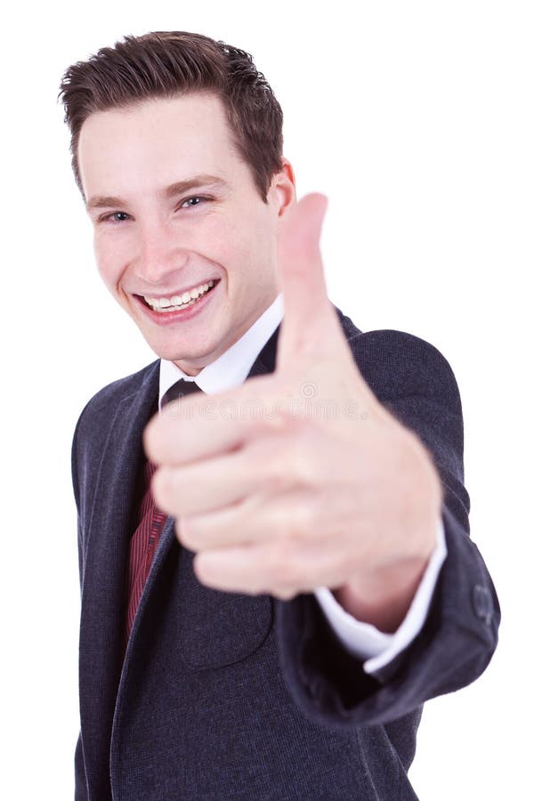 4+ Business man going thumbs up Free Stock Photos - StockFreeImages