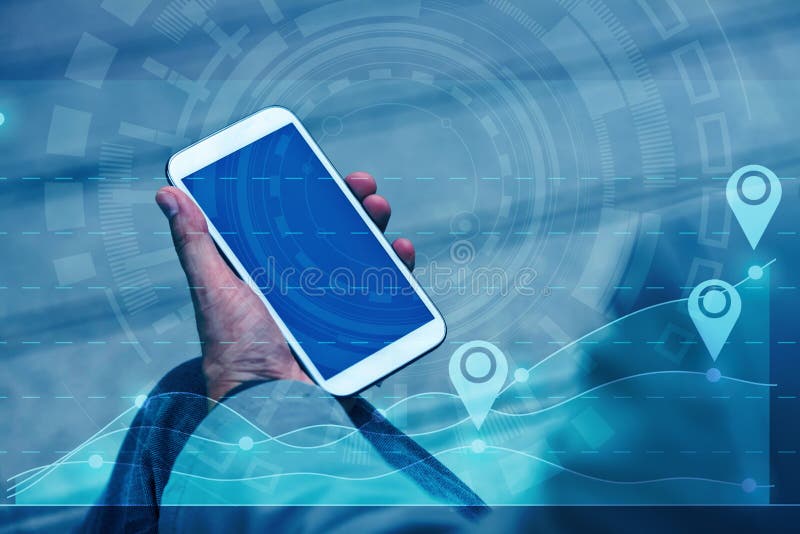 Business Man with Graph Business. Stock Image - Image of concept, idea ...