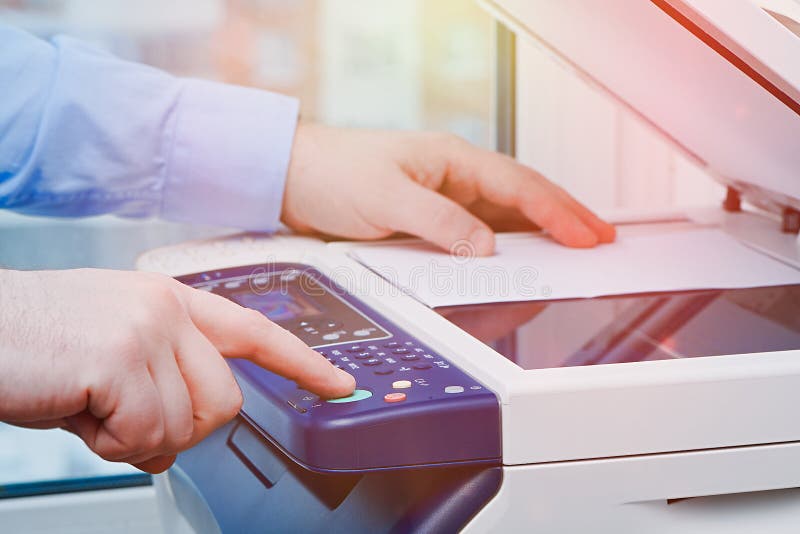 Printer panel stock image. Image of display, computer - 12181735