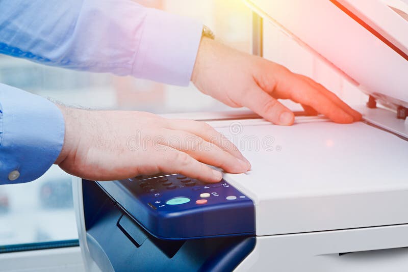 Printer panel stock image. Image of display, computer - 12181735