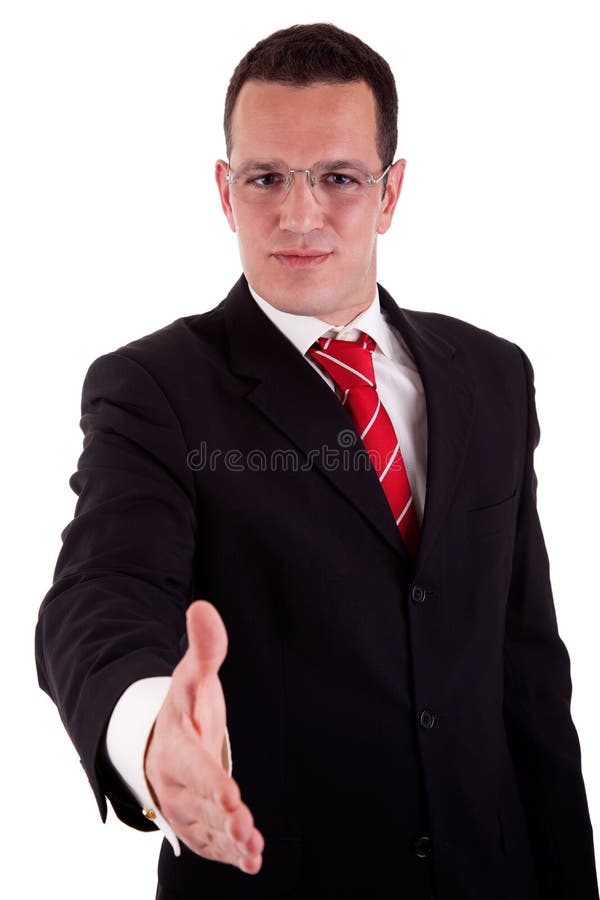 Business man - handshake stock image. Image of handshake - 17750569