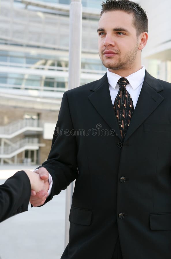 Business Man Handshake stock image. Image of agreement - 4688227
